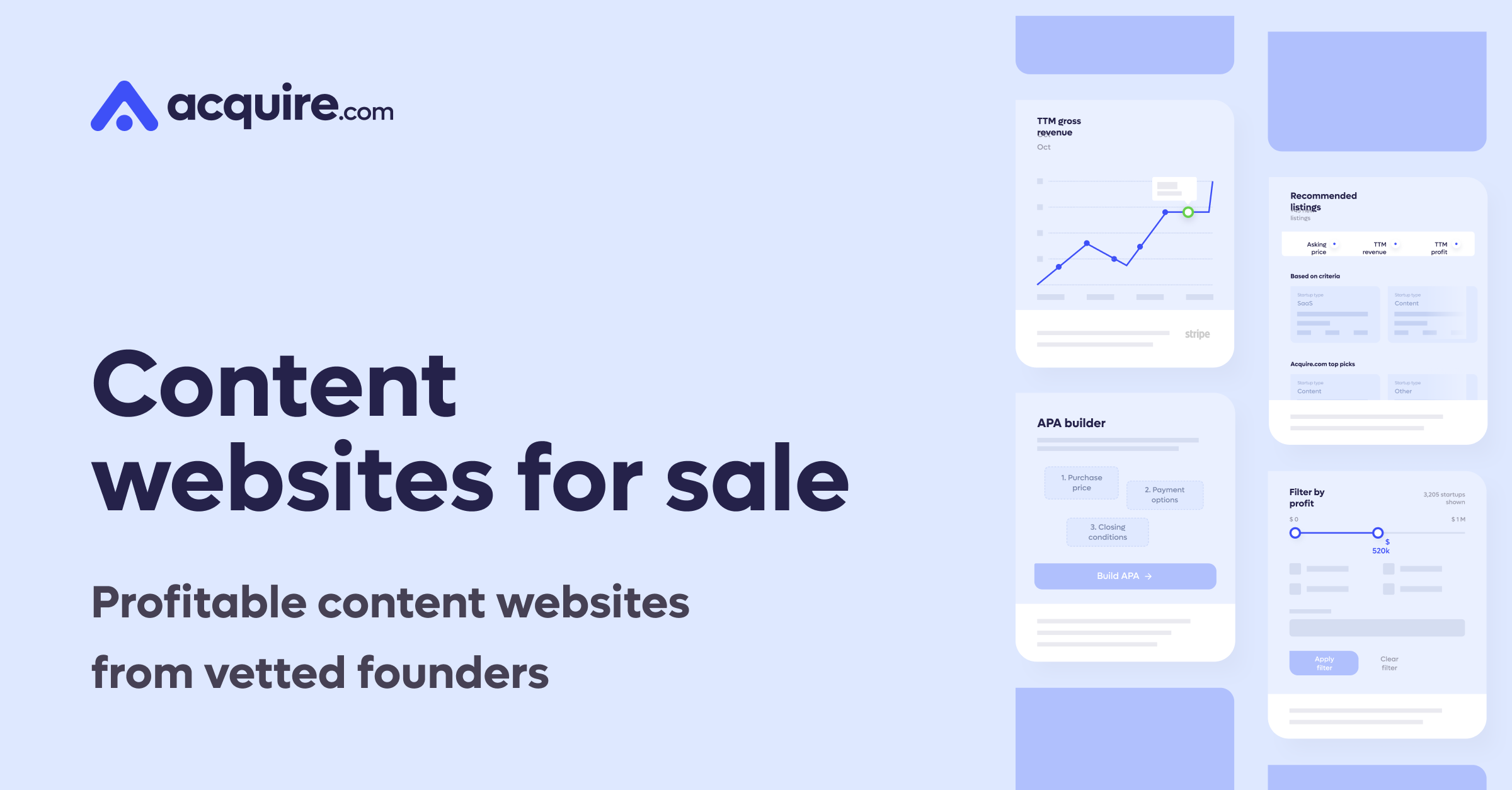 Content Websites for Sale - Acquire.com